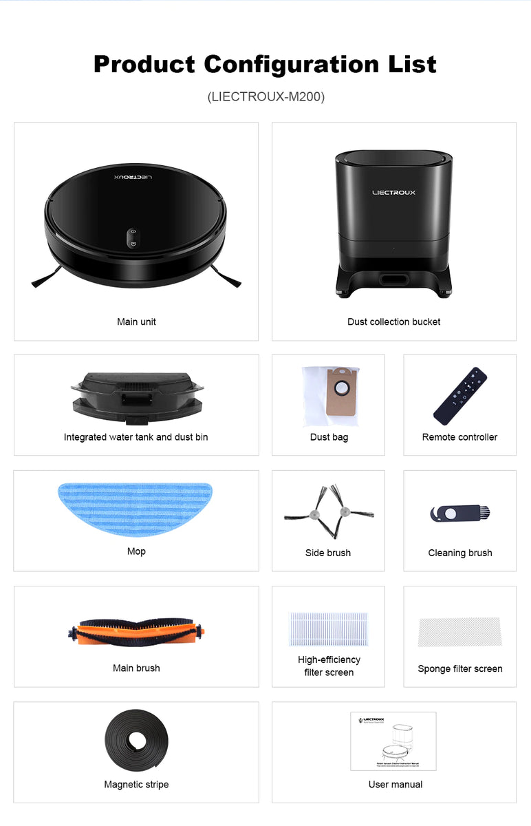 Róbot ryksuga m200 flaggskipid – Tæknideildin